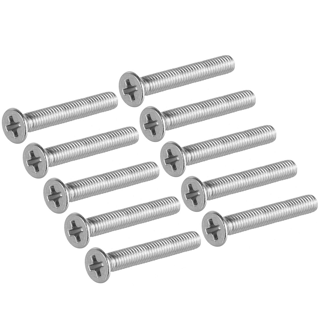 Uxcell M3x20mm Flat Head Machine Screws, Phillips Cross Screw, 304 Stainless Steel, Fasteners ...