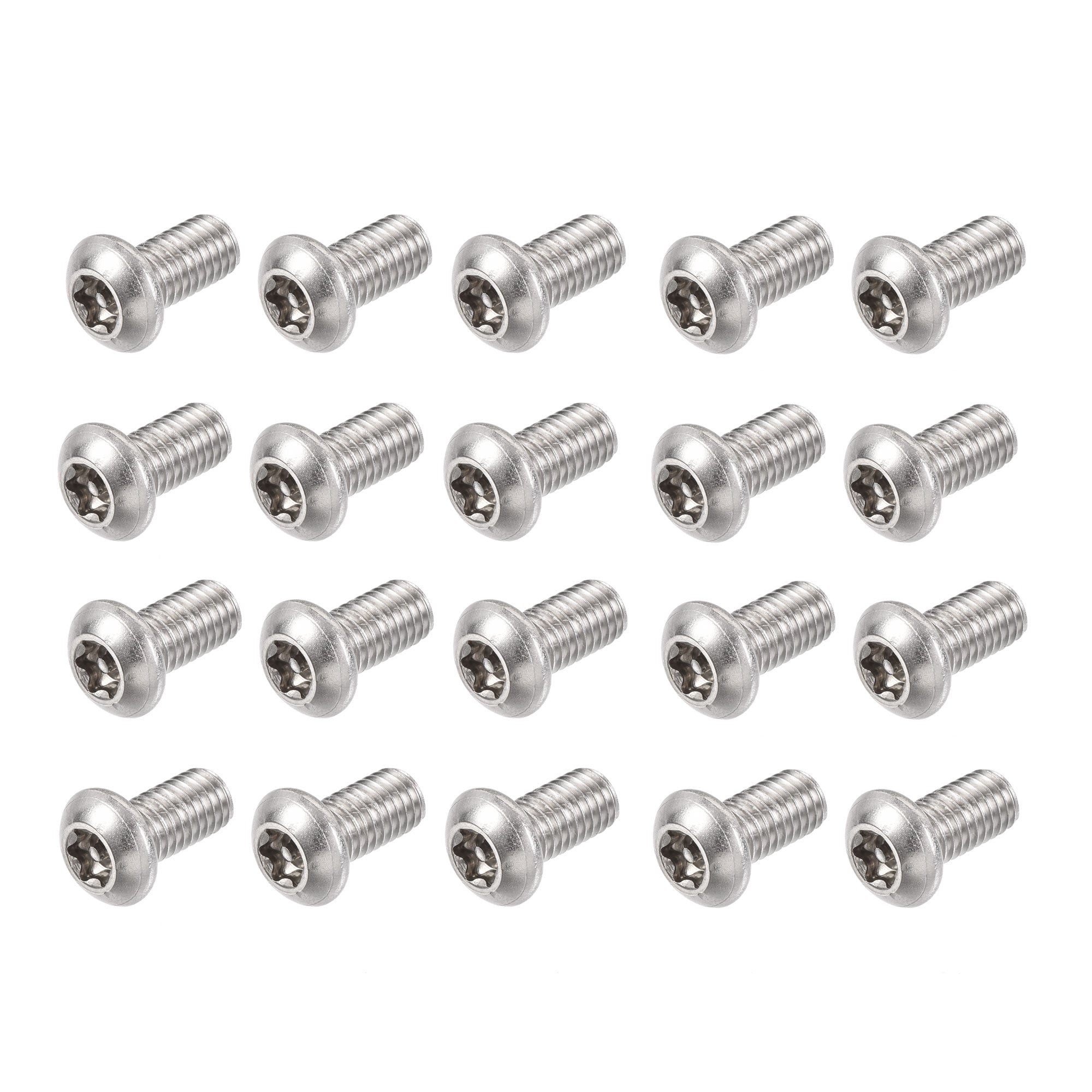 Uxcell M8x16mm Torx Security Machine Screw, 20pcs Pan Head Screws Inside Column | Harfington
