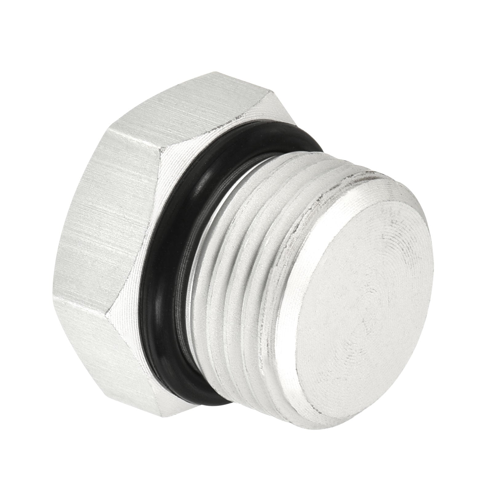 G3/8 Male Thread Hex Head Pipe Plug, Aluminum Nut Cap Socket Hose Fitting Adapter Connector for ...