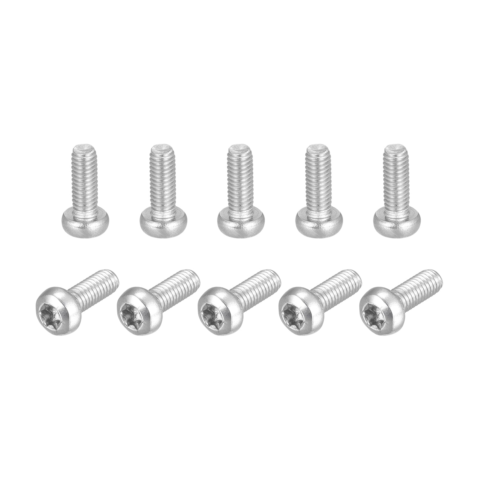 Uxcell M3x8mm Torx Security Machine Screws, 20pcs 316 Stainless Steel Pan Head Screw | Harfington