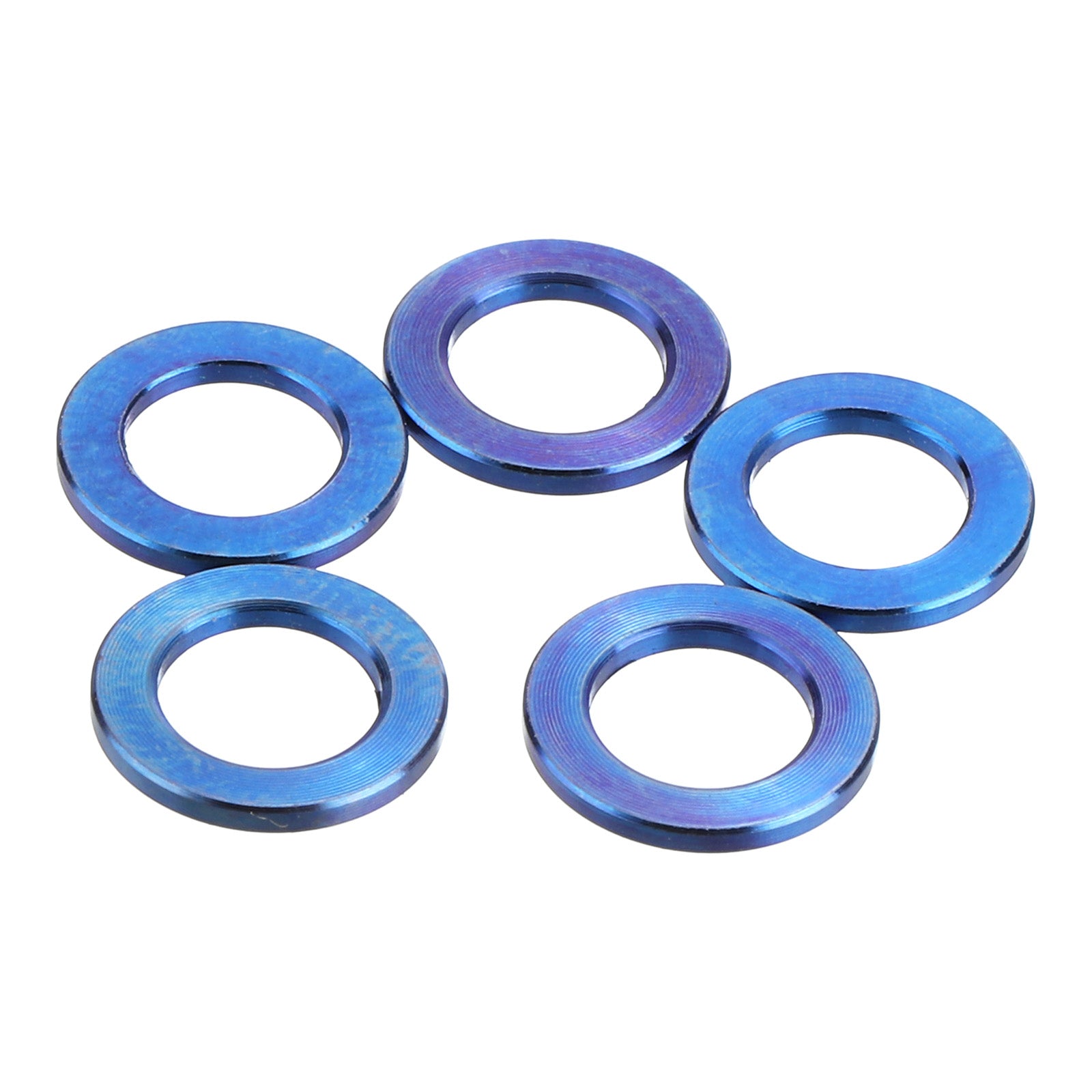 Uxcell 5 Pcs M6 Titanium Flat Washer Metric Flat Washer Blue | Harfington