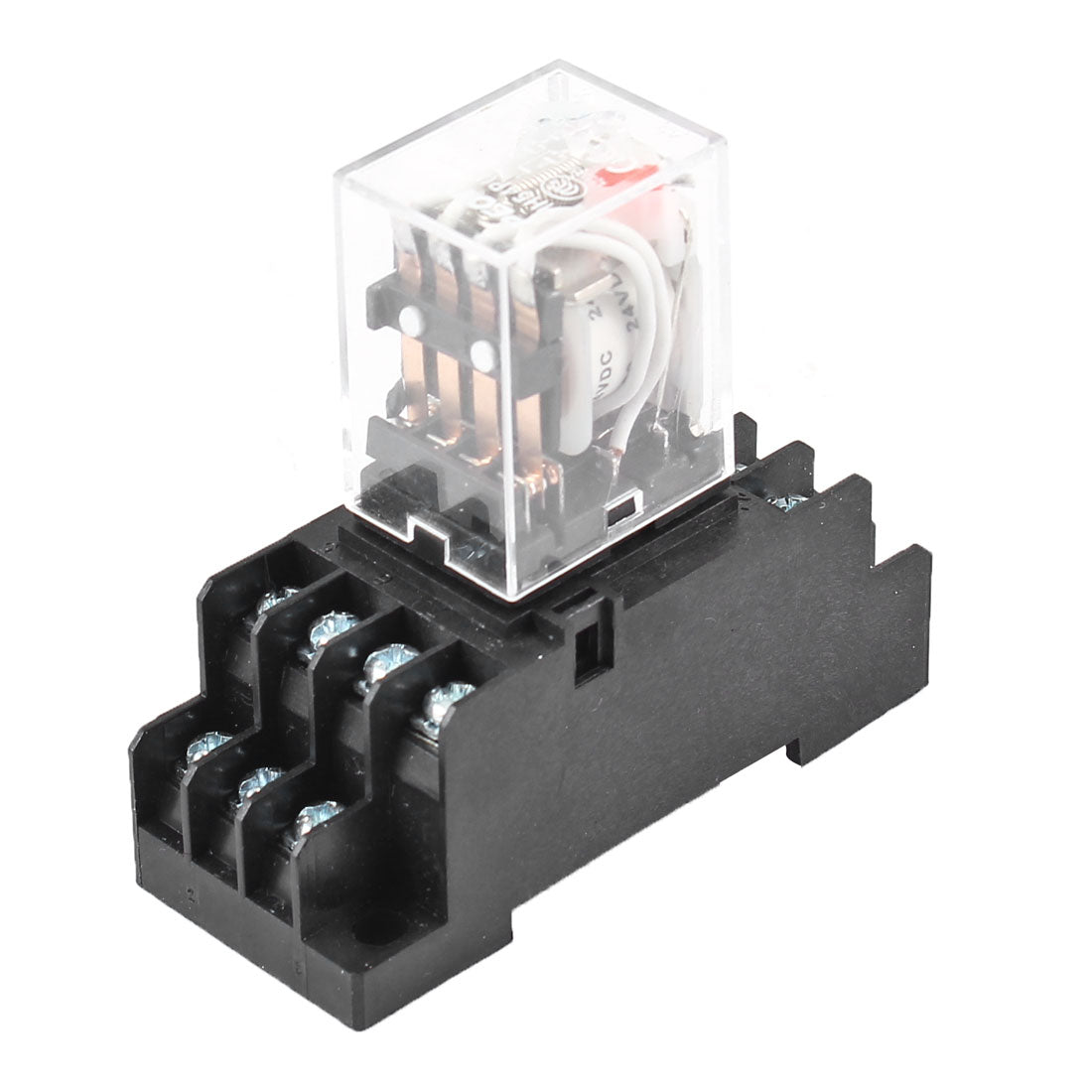 Uxcell DC 24V Coil Volt 4PDT 14 Pin Terminal Electromagnetic Relay HH54P | Harfington