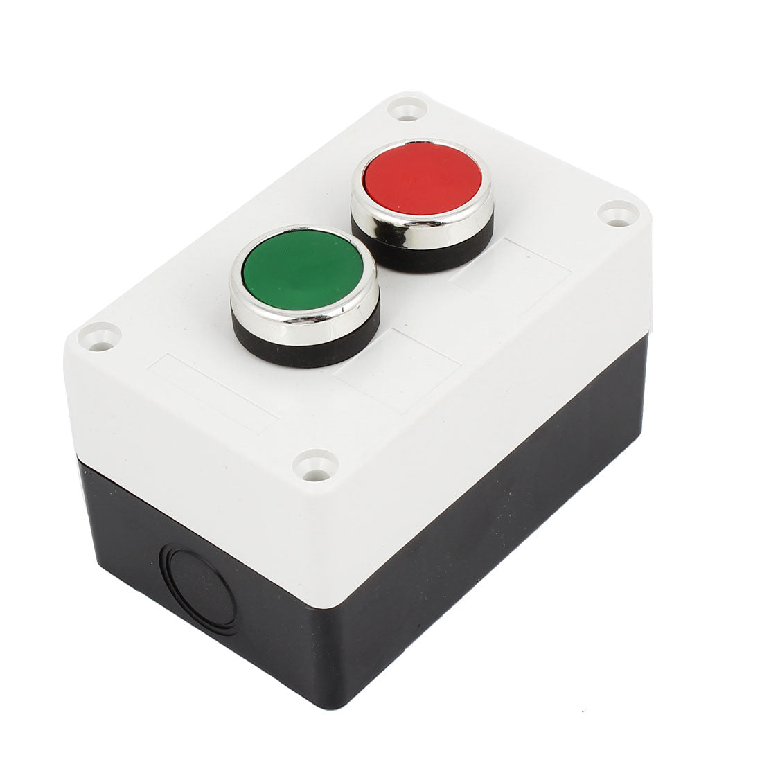 Uxcell AC660V 10A Momentary Dual Red Green Button Pushbutton Station Switch Control Box | Harfington