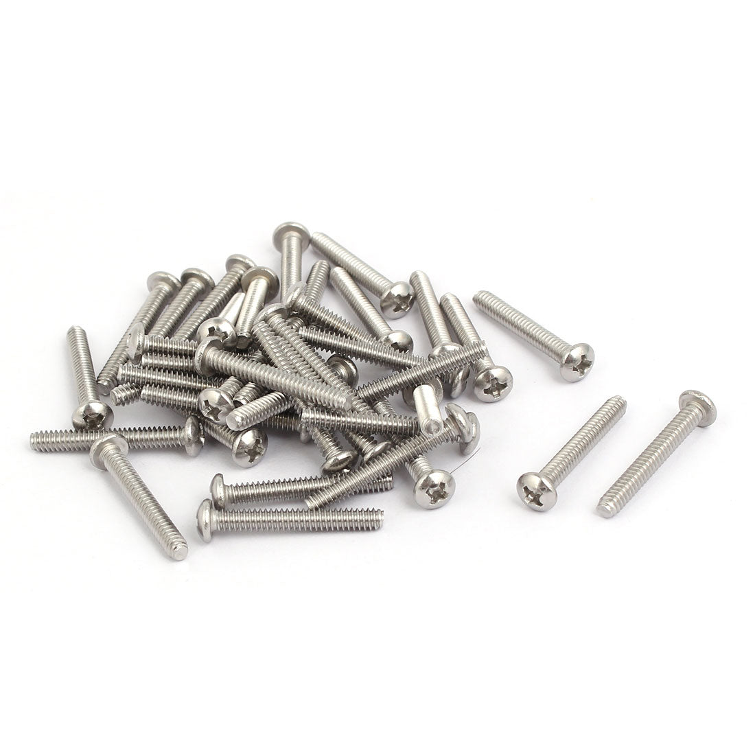 Uxcell 6#-32x1-inch 304 Stainless Steel Phillips Pan Head Machine Screw Bolt 40pcs | Harfington