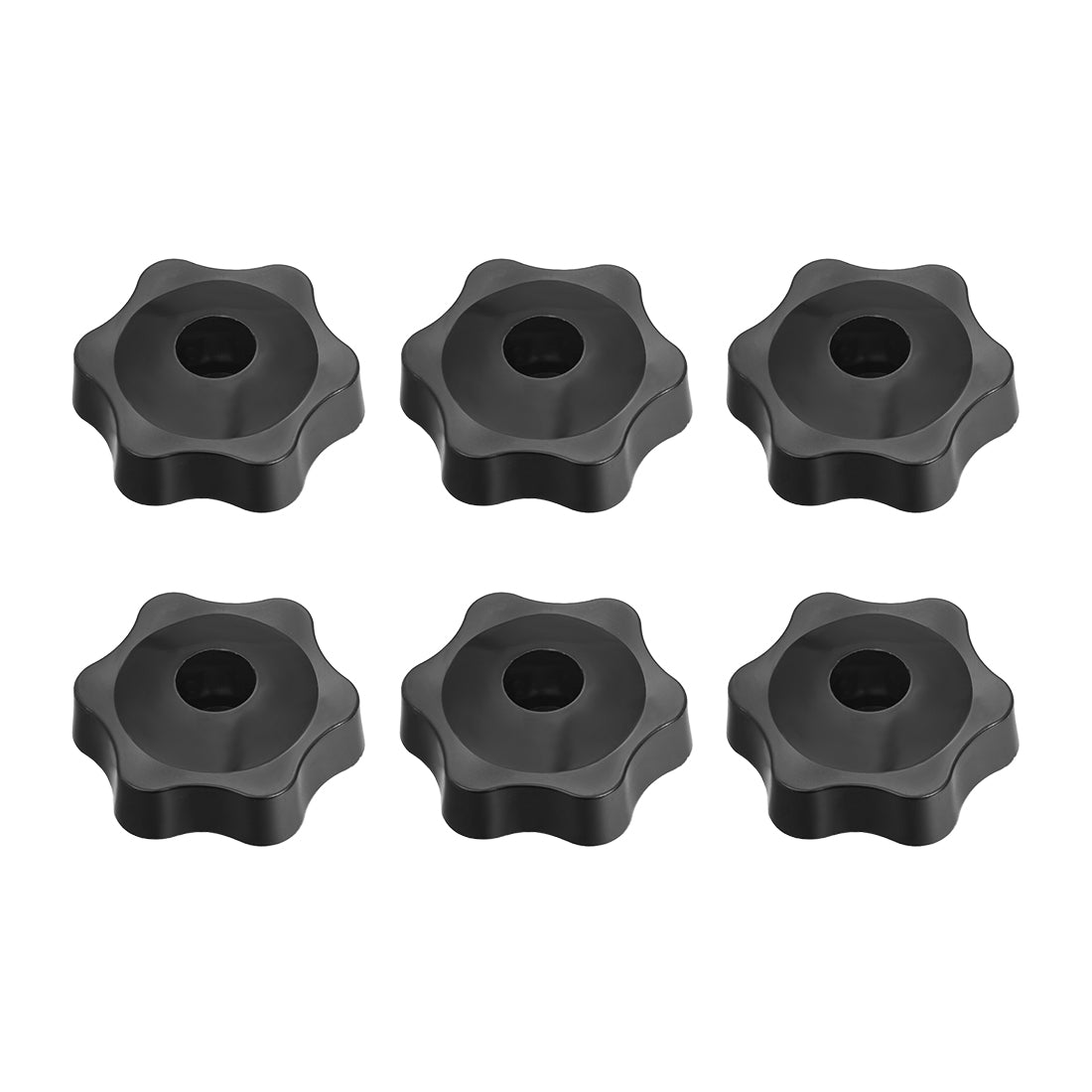 Uxcell Clamping Handle Gripandles Screw Knobs Handgrips M6 Threaded Star-Shape 6pcs | Harfington