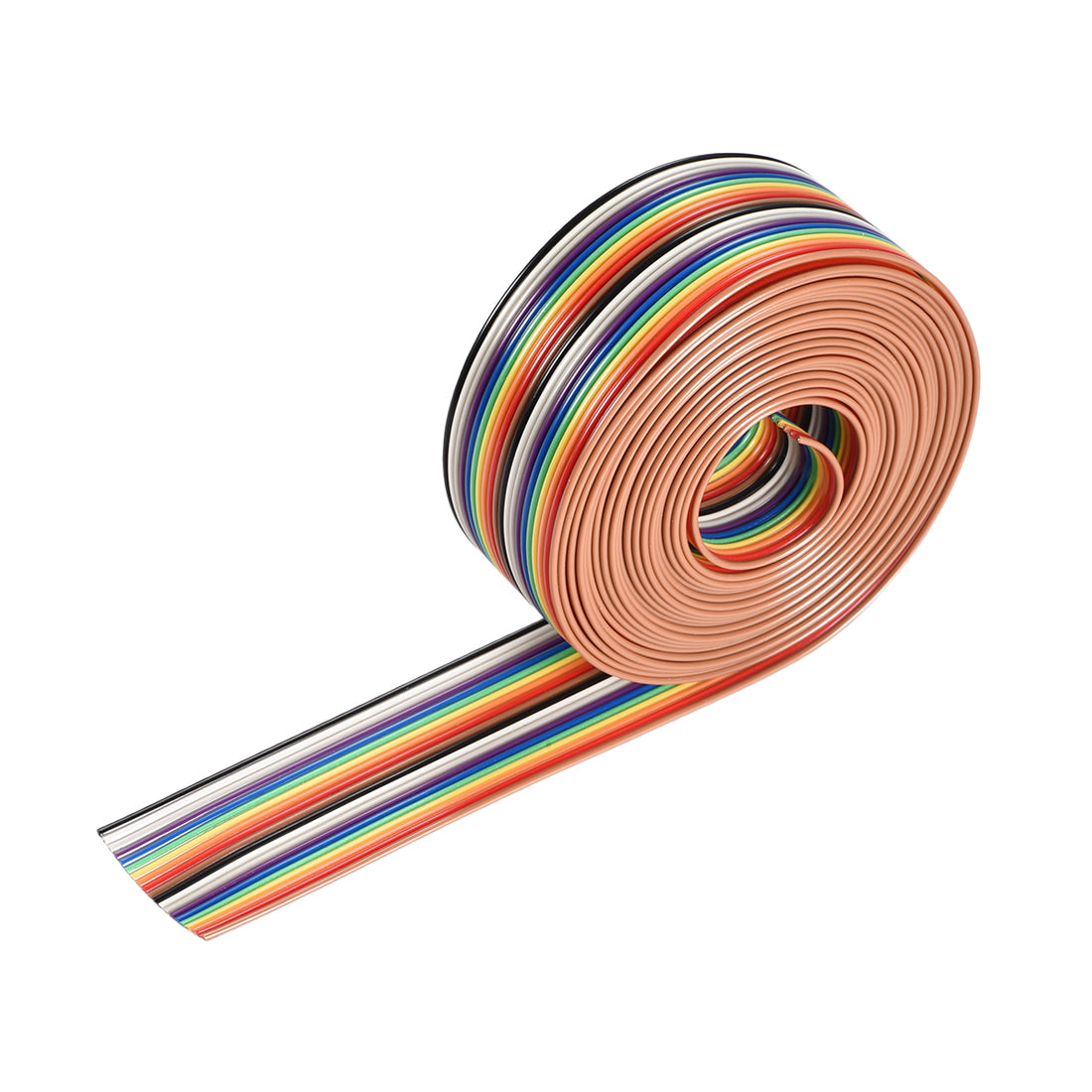 Uxcell IDC Rainbow Wire Flat Ribbon Cable 20P 1.27mm Pitch 3meter/9.8ft Length | Harfington