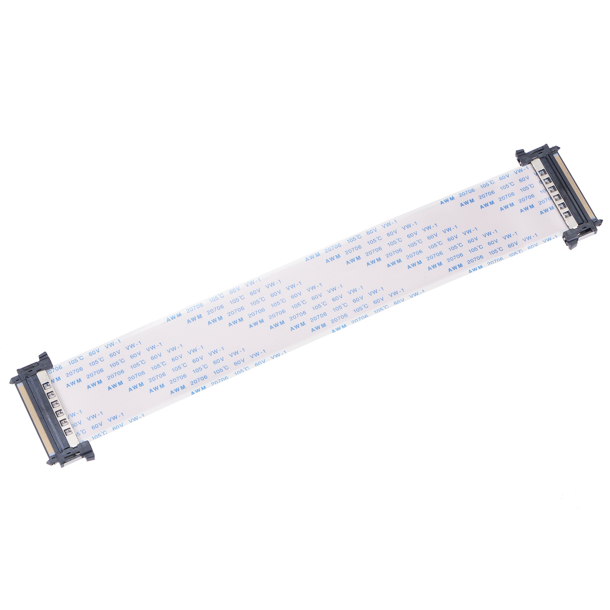 Uxcell FFC FPC Cable 0.5mm Pitch 51 Pin 200mm Flexible Flat Ribbon Cable for LCD Screen | Harfington
