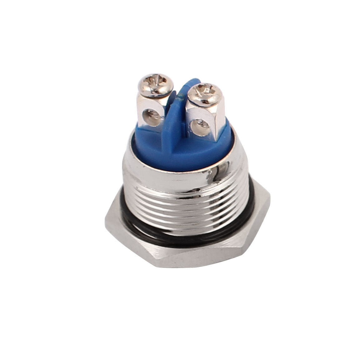 Uxcell AC 250V 5A OFF-(ON) NO 16mm Momentary Metal Screw Push Button ...
