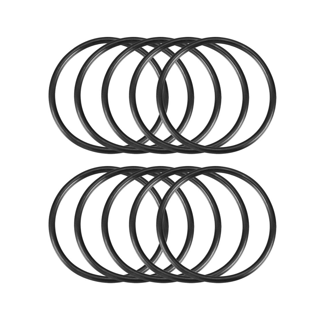 Uxcell 10pcs 55mm Outside Dia 3mm Thickness Rubber Oil Filter Seal ...