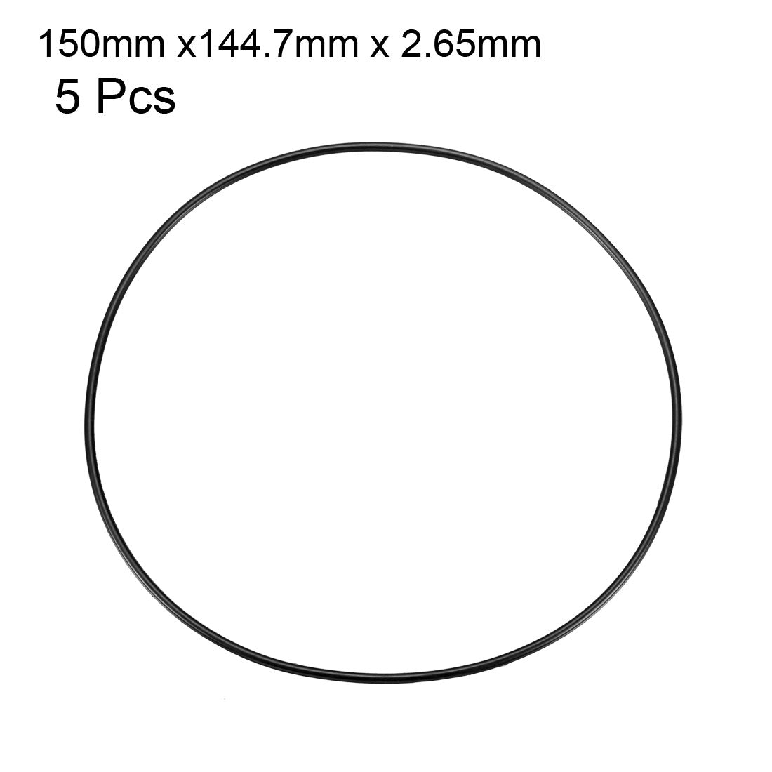 Uxcell 5Pcs Water Filter Replacement Rubber O Ring 150mm Outside Dia 2 ...