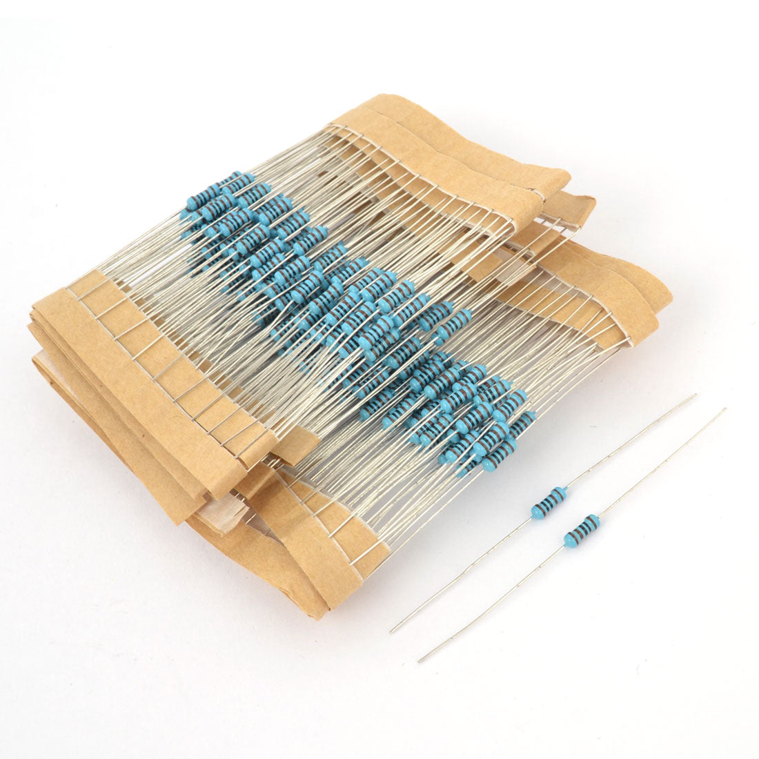 Uxcell 300 Pcs Axial Lead 0.25W 1% 1K Ohm Flameproof Electronic Metal ...