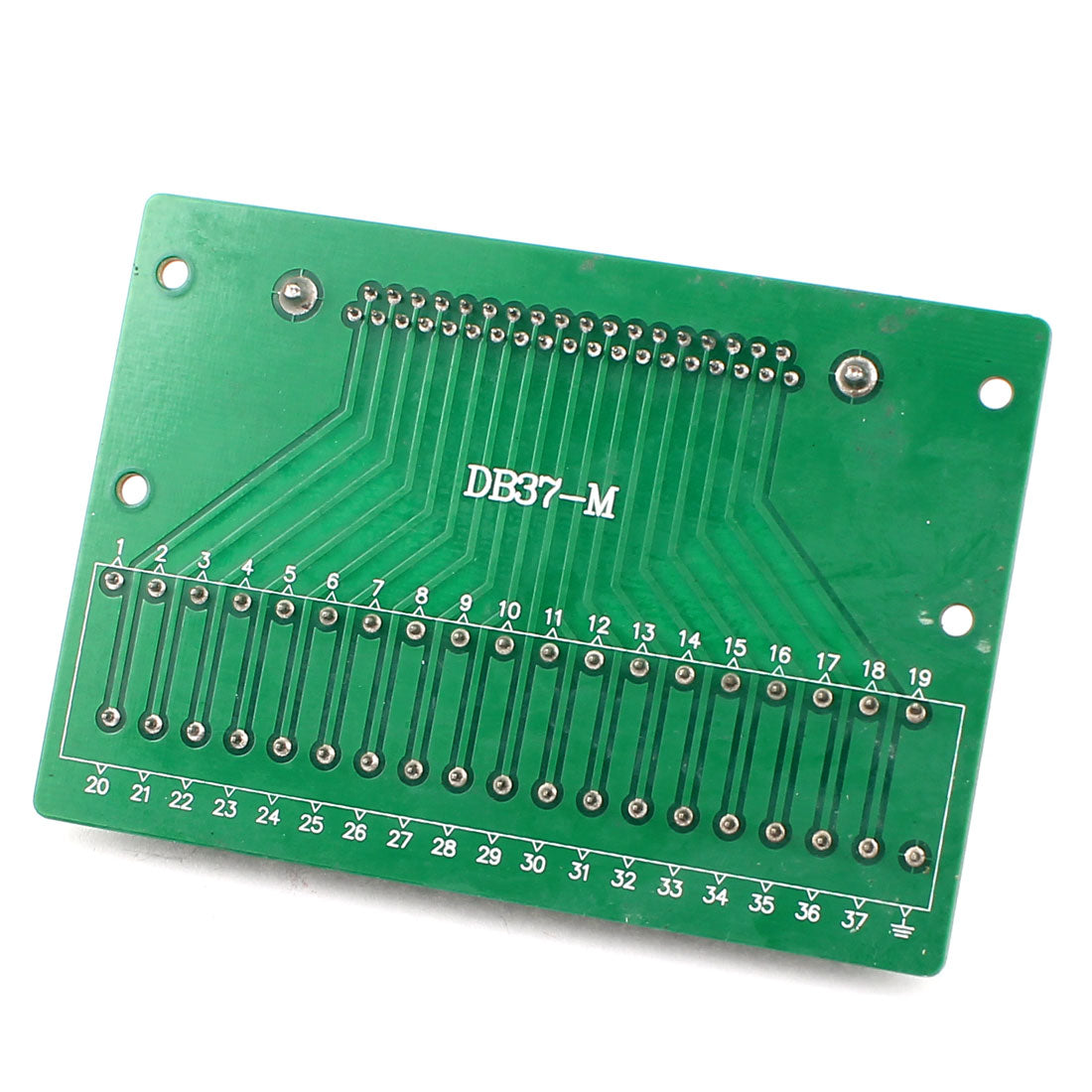 Uxcell DB37 D-SUB Male Adapter to 37P Terminal 2 Row Screw Breakout ...