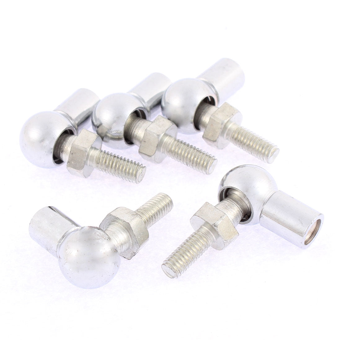 Uxcell 6mm Male 8mm Female Thread Dia L Shaped Ball Joint Rod End ...
