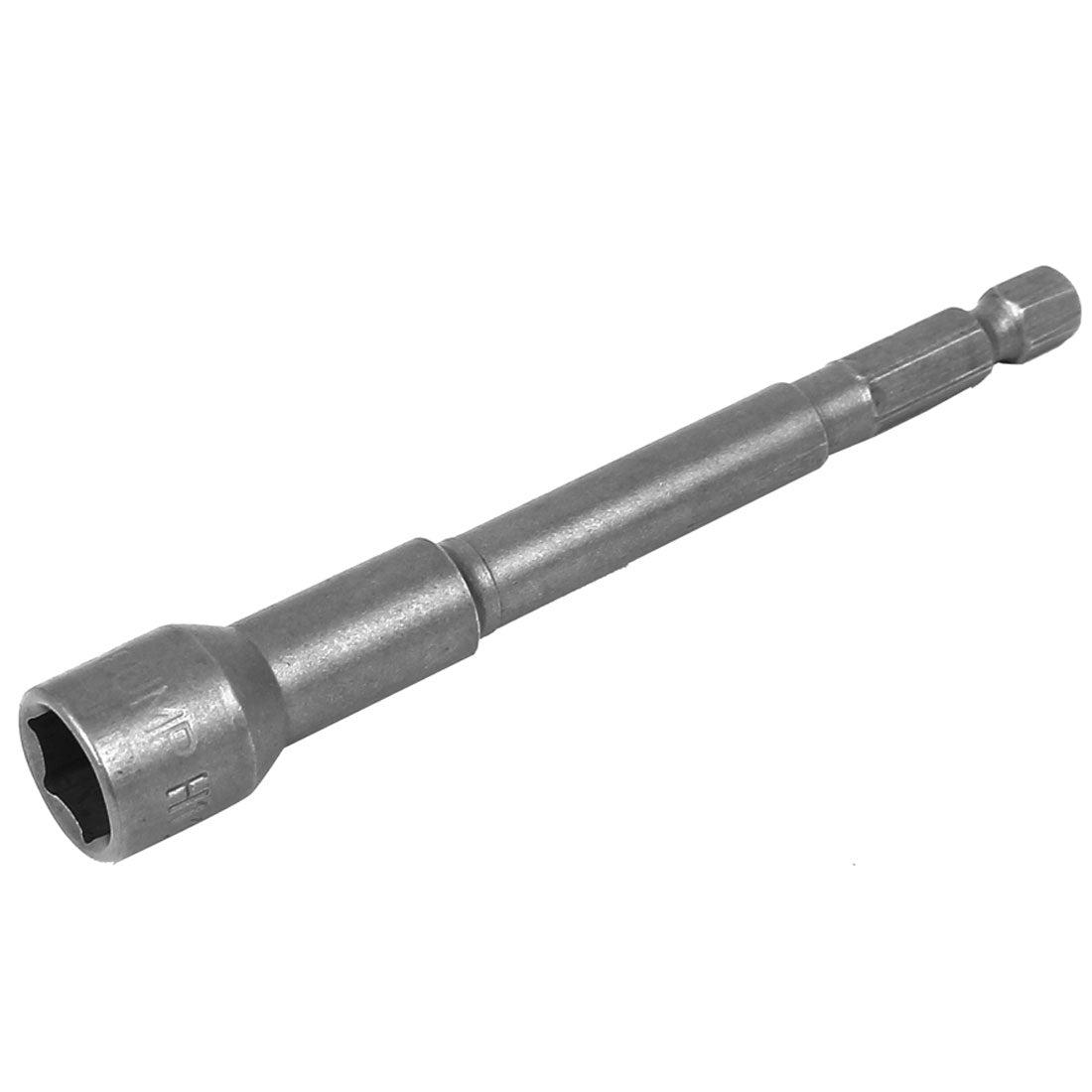 Uxcell Hex Shank 10mm Metal Magnetic Socket Nut Driver Gray 100mm ...