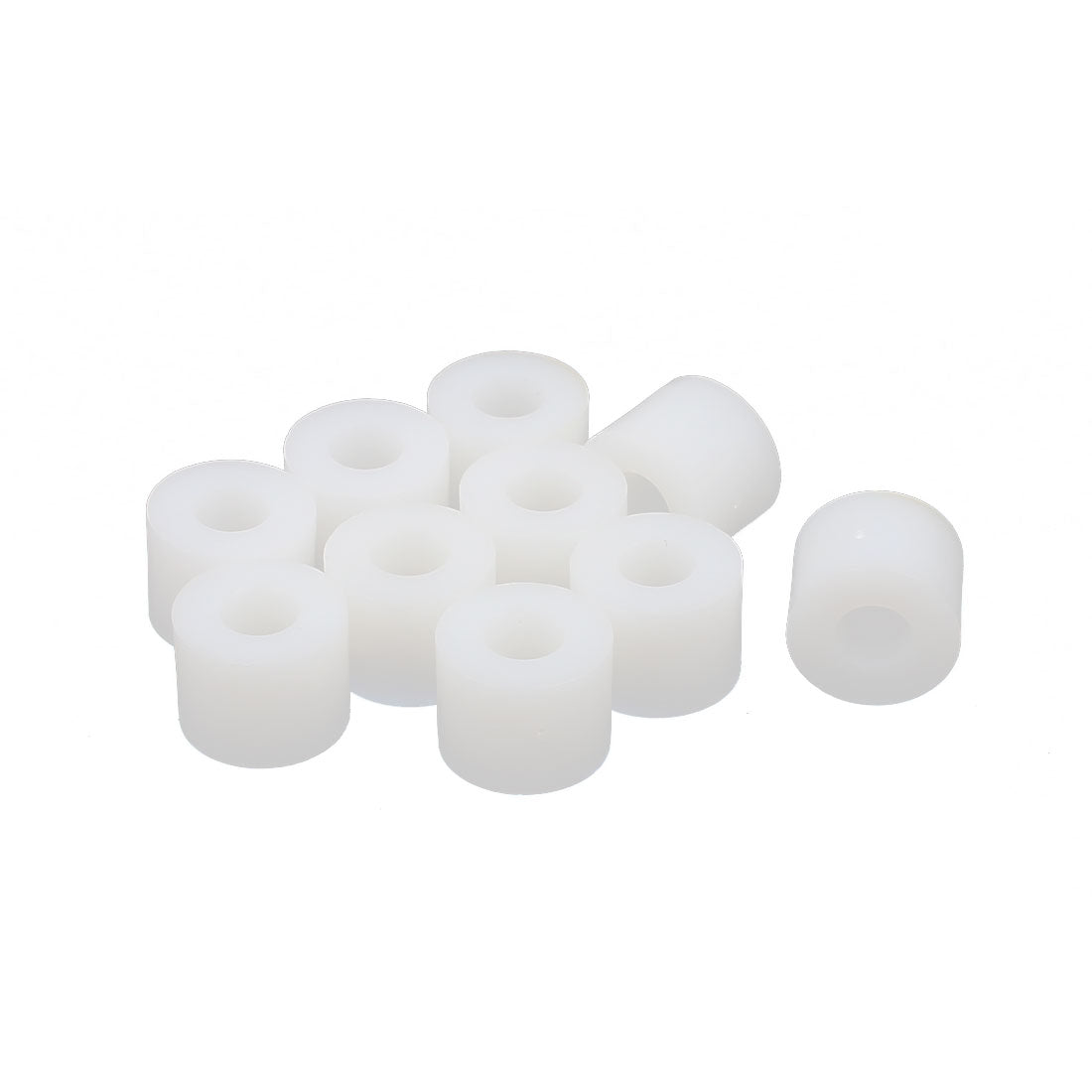 Uxcell Round Plastic Non-threaded Column Standoff Support Spacer Washer ...