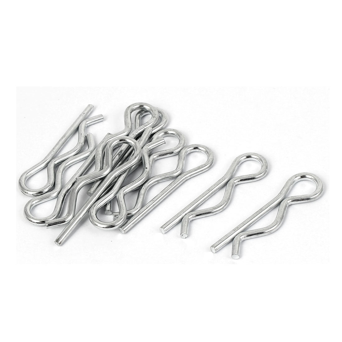 Uxcell 2.5mm x 45mm R-Clip Spring Locking Cotter Clip Pins Fastener ...