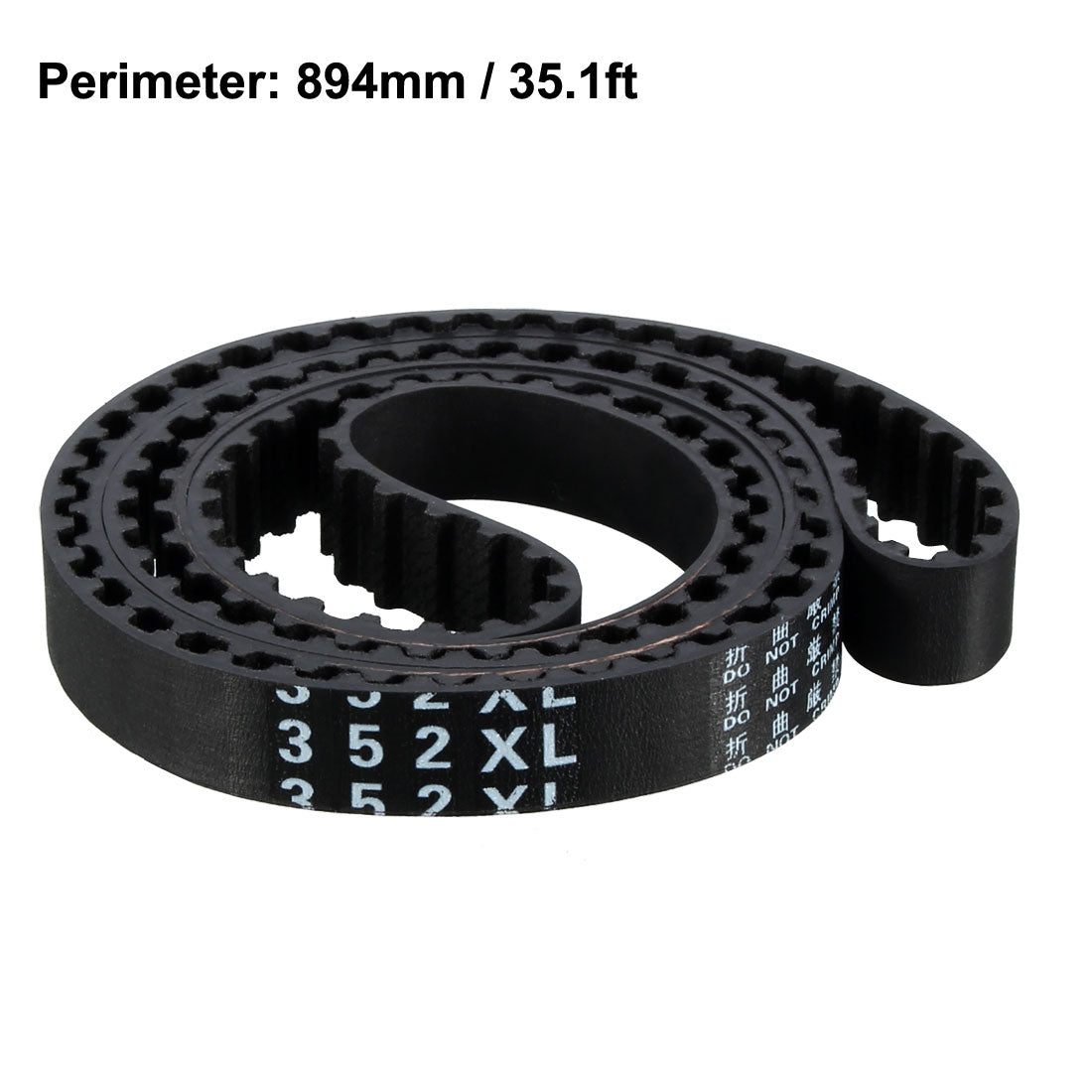 Uxcell 352XL Rubber Timing Belt Synchronous Closed Loop Timing Belt ...