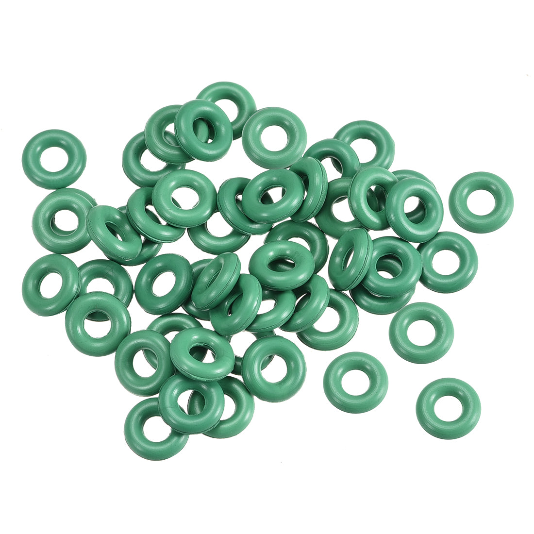 Uxcell 50Pcs 7mm x 1.9mm Rubber Gasket O Ring Sealing Ring Heat ...