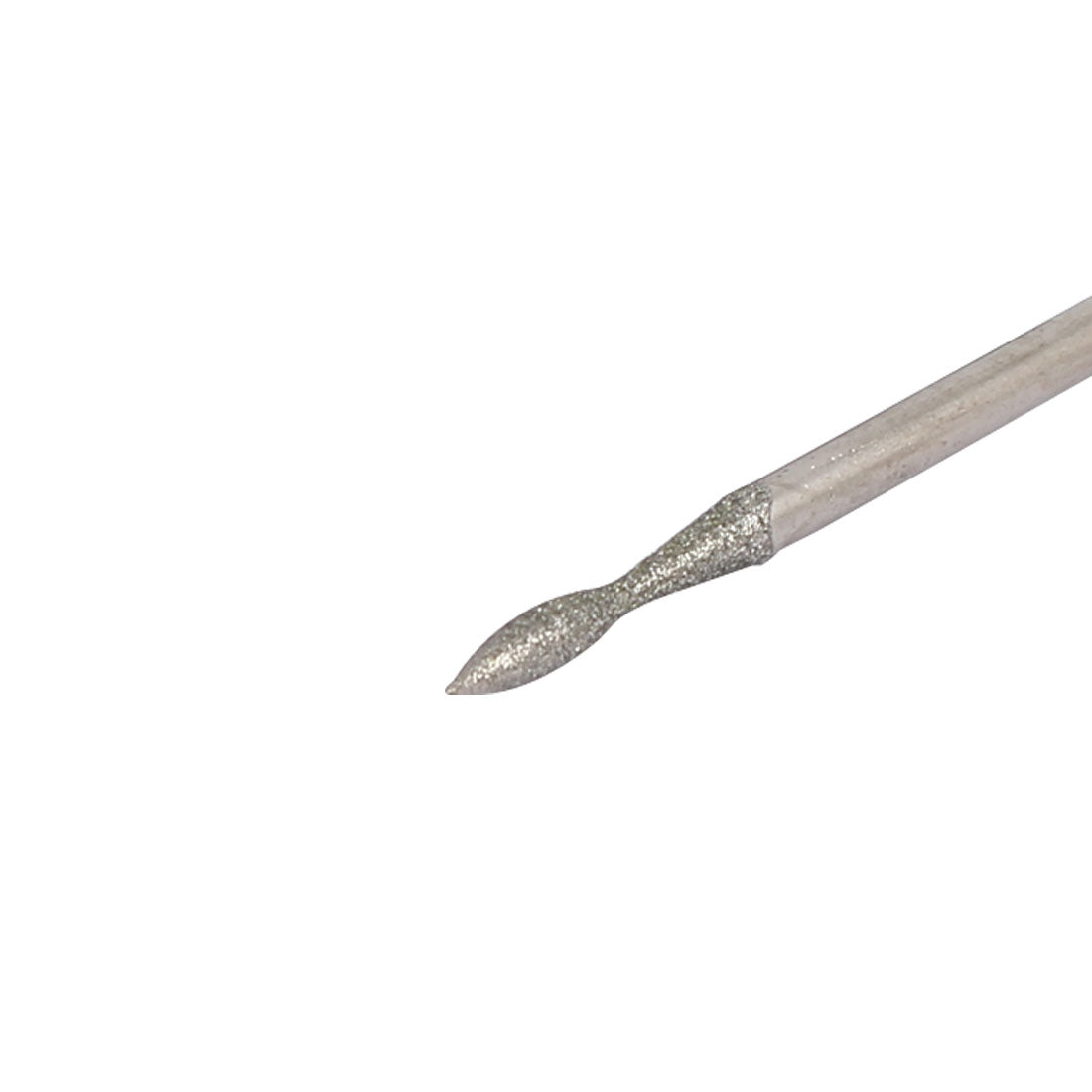 Uxcell 2.35mm Shank 2mm Tip Stone Head Grinding Bit Diamond Mounted ...