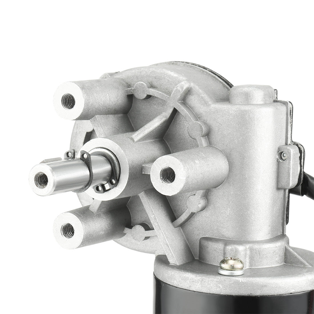 Uxcell JCF63R DC 24V 80W 160RPM High Torque Reversible Electric Gear ...