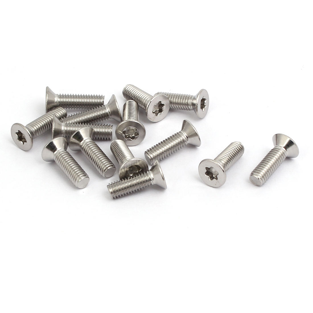 Uxcell Flat Head Torx Screws M5*16mm 316SUS 12pcs | Harfington