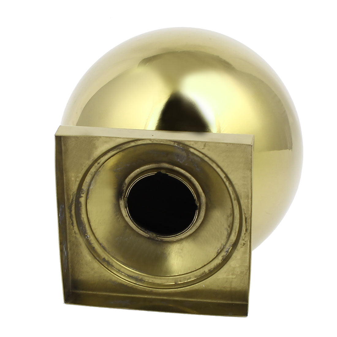 Uxcell 80mmx80mm Ball Top Cap 201 Stainless Steel Gold Tone for Stair ...