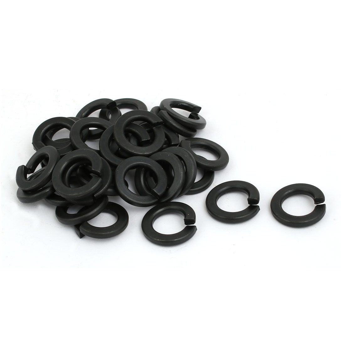 Uxcell 30pcs 1/2 Inch Inner Dia Carbon Steel Split Lock Spring Washer ...