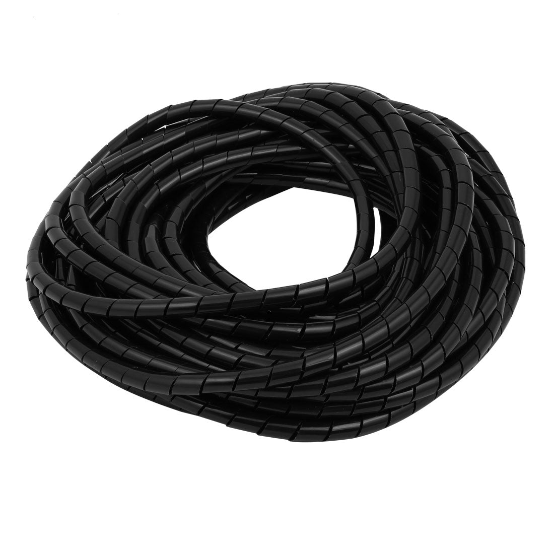 Uxcell 10M Length 8mm Dia Flexible Cable Wire Wrap Spiral Tube Cord ...
