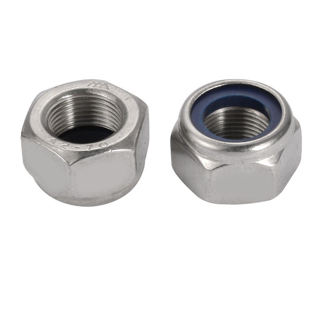 Uxcell 4pcs M20 x 1.5mm Pitch Metric Fine Thread 304 Stainless Steel ...