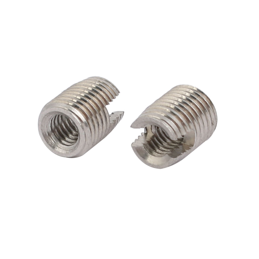 Uxcell M4x8mm 304 Stainless Steel Self Tapping Slotted Thread Insert ...