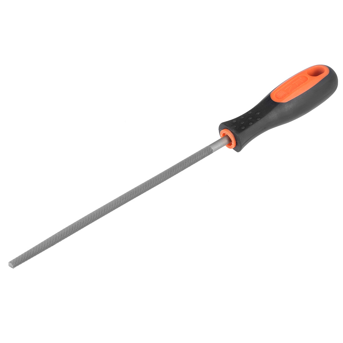 Uxcell Second Cut Grade High Carbon Hardened Steel Round File with ...
