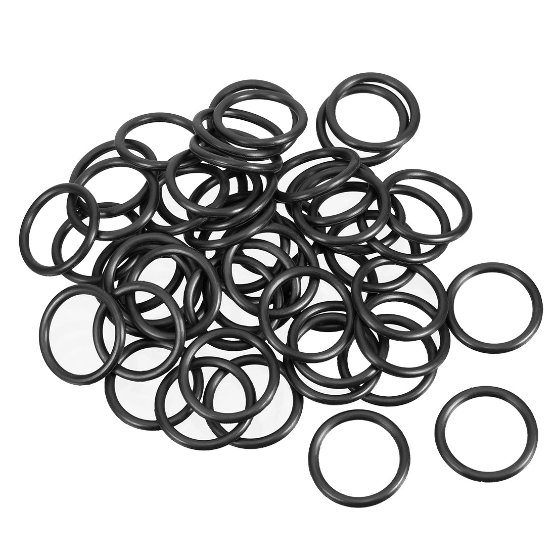 Uxcell O-Rings Nitrile Rubber 23.2mm x 28mm x 2.4mm Seal Rings Sealing ...
