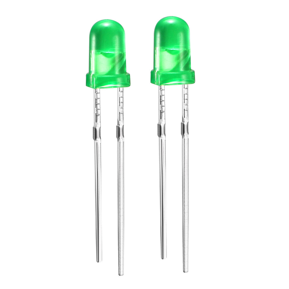 Uxcell 10pcs LED Diode Lights Colored Lens Diffused Round 20mA Light ...