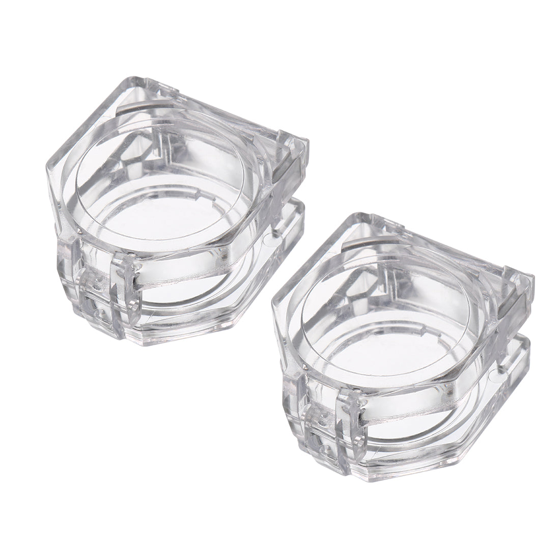 Uxcell 2pcs Clear Plastic Switch Cover Protector for 22mm Diameter Push ...