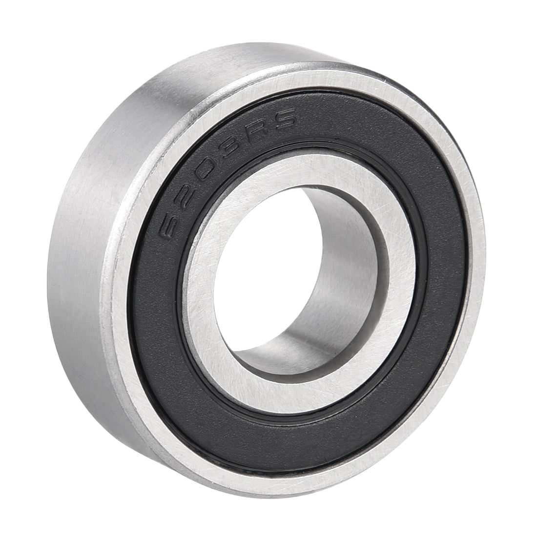Uxcell Deep Groove Ball Bearing 6203RS Single Sealed, 17mm x 40mm x ...