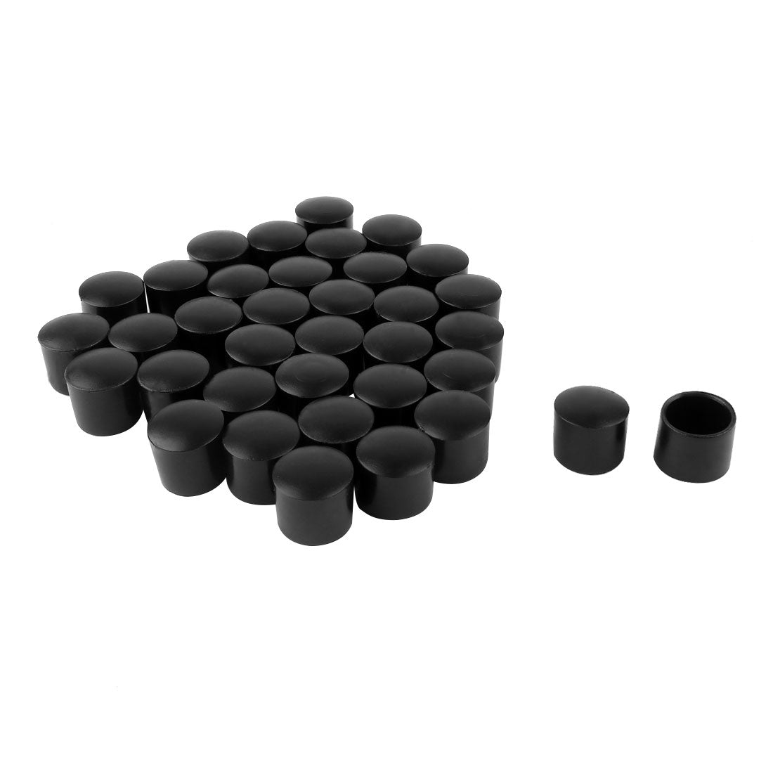 Uxcell PVC Leg Caps Tips Cup Feet Covers 12mm 0.47" Inner Dia 36pcs ...