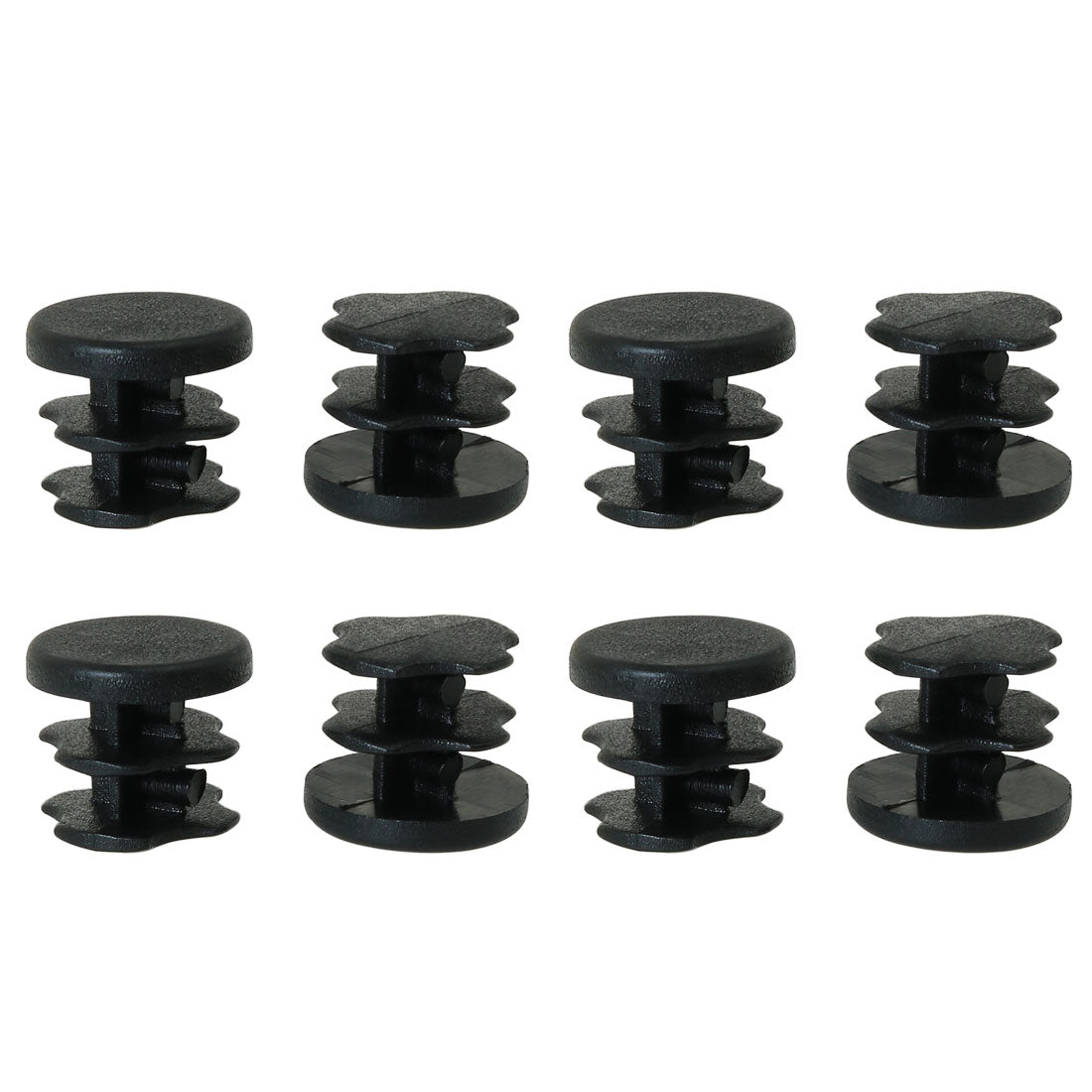 10mm 0.4" OD Plastic Tube Inserts End Cover 8pcs 0.28"-0.35" Inner Dia ...