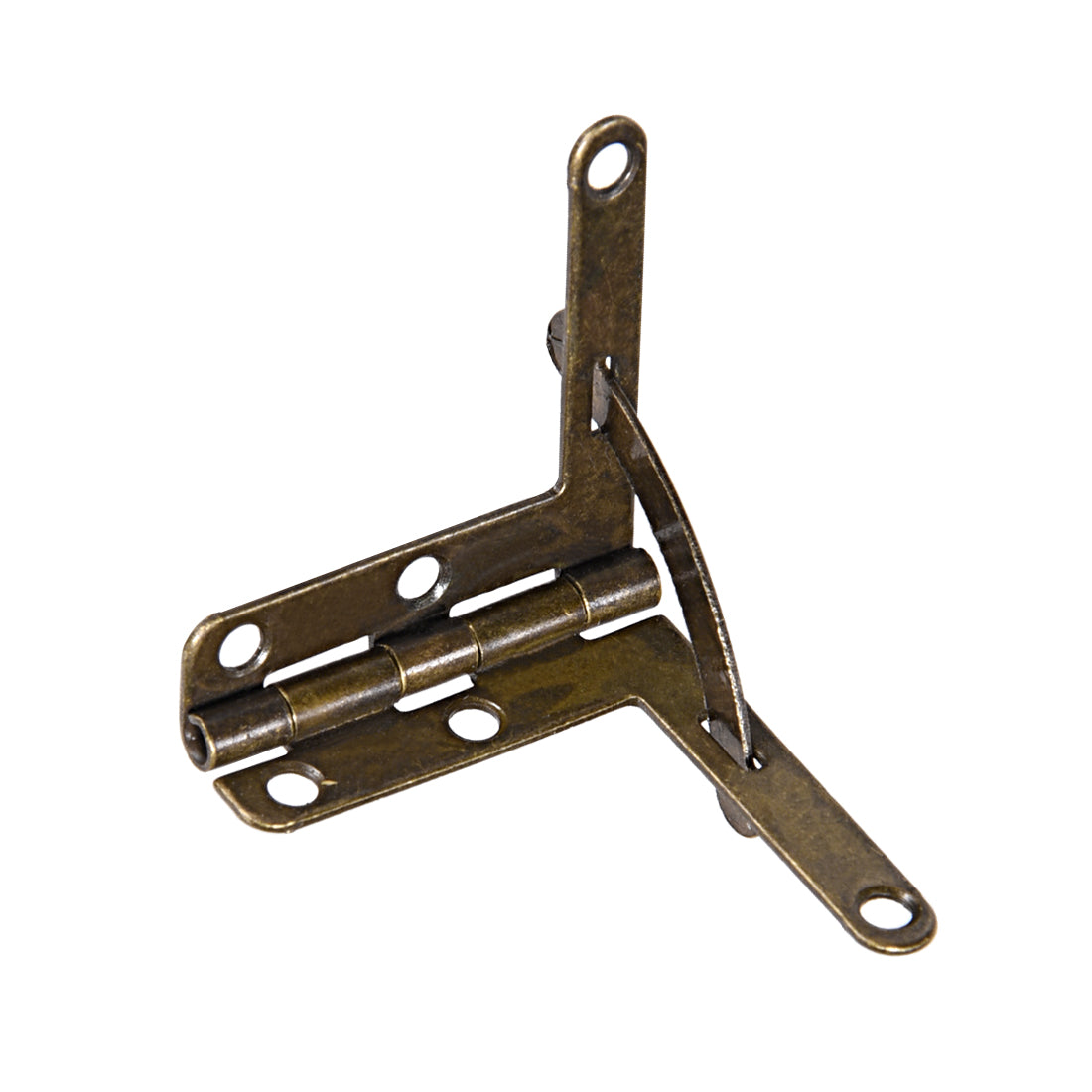 Uxcell Concealable Quadrant Hinge 33mmx30mm Foldable Bronze Tone Boxes ...