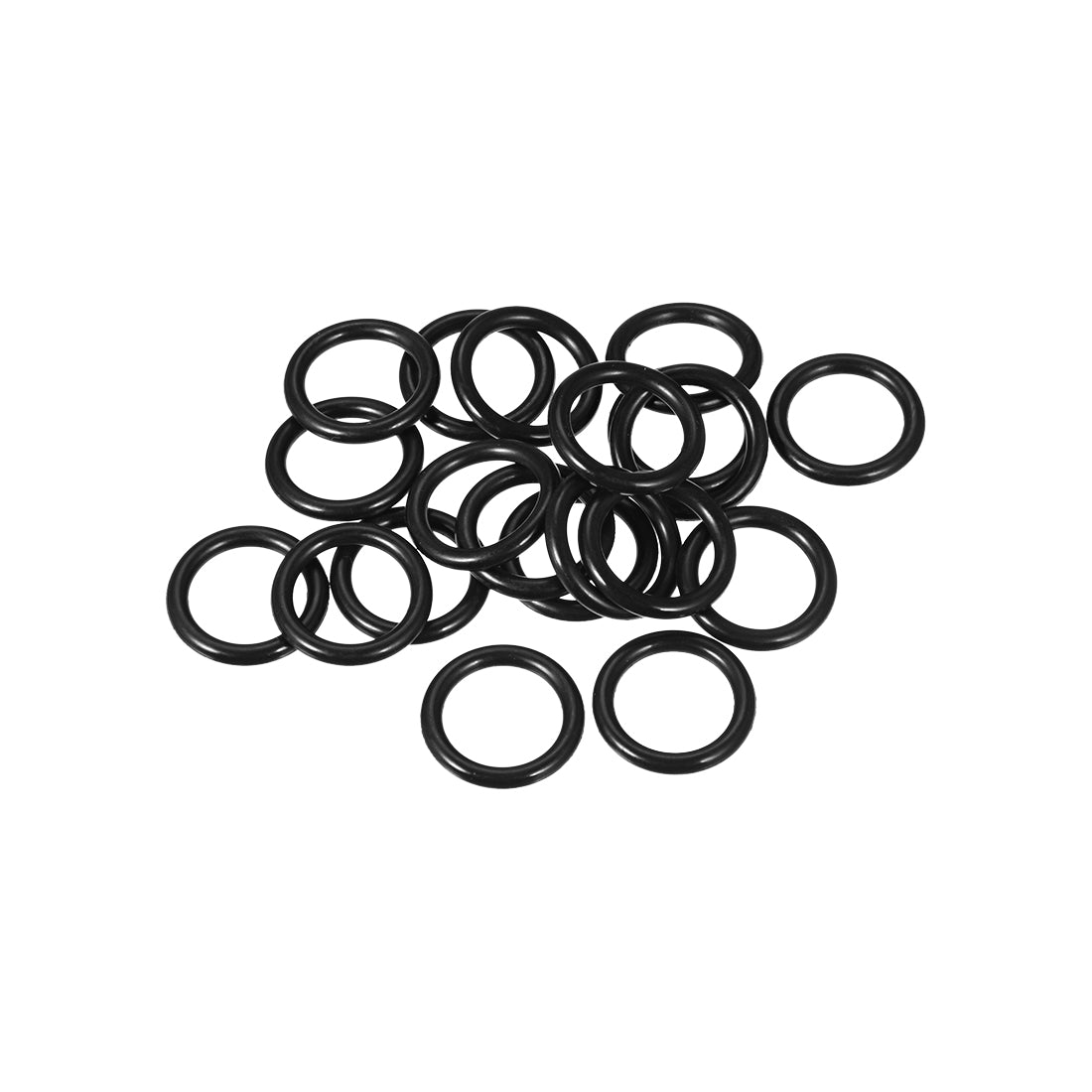 Uxcell O-Rings Nitrile Rubber 12mm x 17mm x 2.5mm Seal Rings Sealing ...