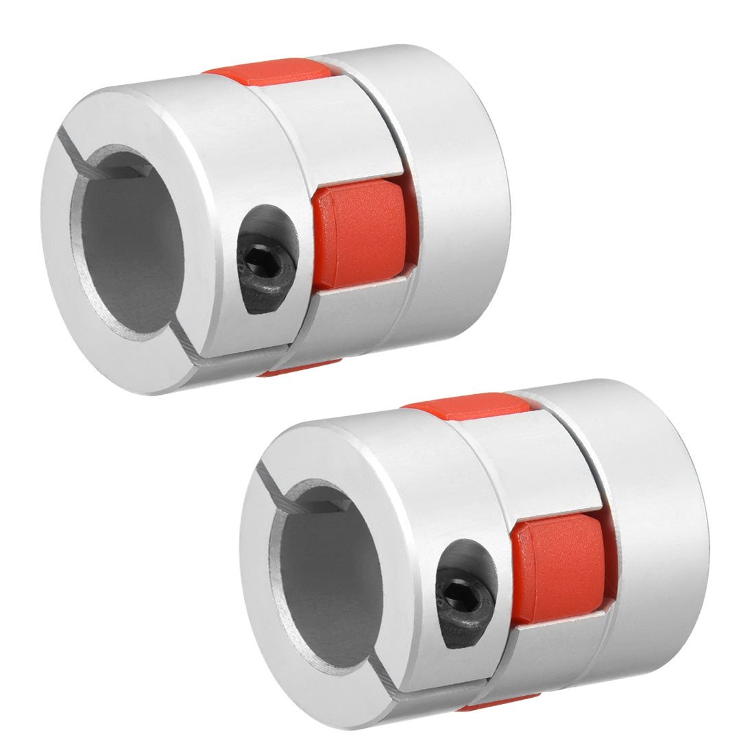 Uxcell 2pcs Shaft Coupling 16mm to 16mm Bore L35xD30 Flexible Joint for ...