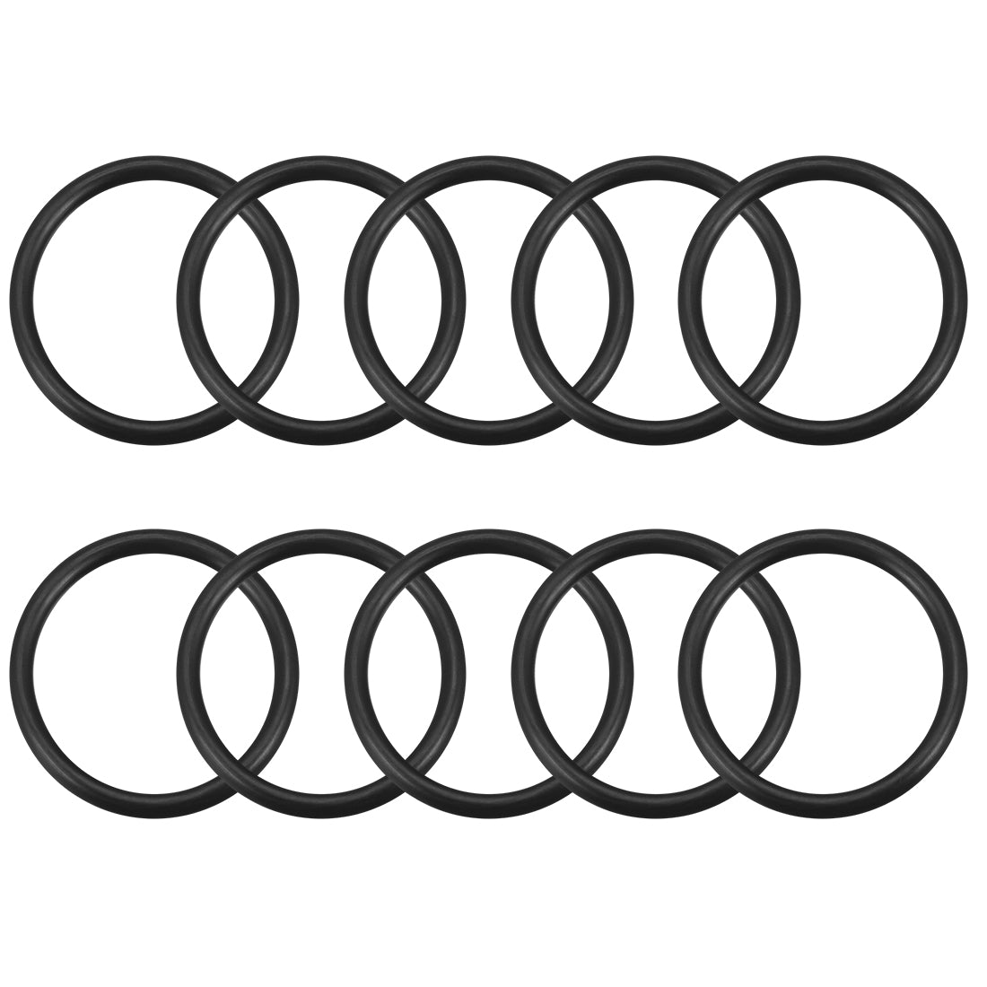 Uxcell O-Rings Nitrile Rubber 23.2mm x 28mm x 2.4mm Seal Rings Sealing ...