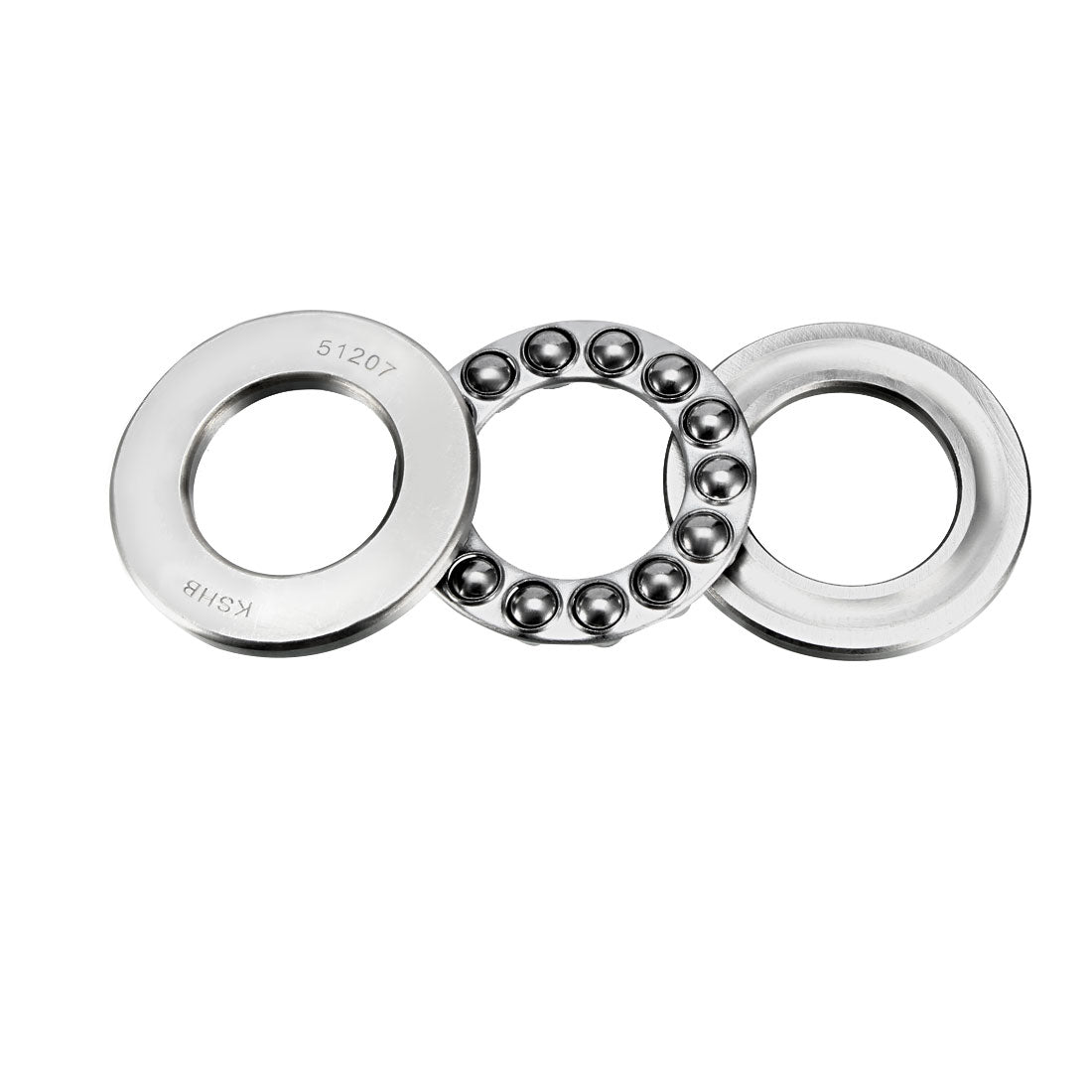 Uxcell 51207 Single Direction Thrust Ball Bearings 35mm x 62mm x 18mm ...
