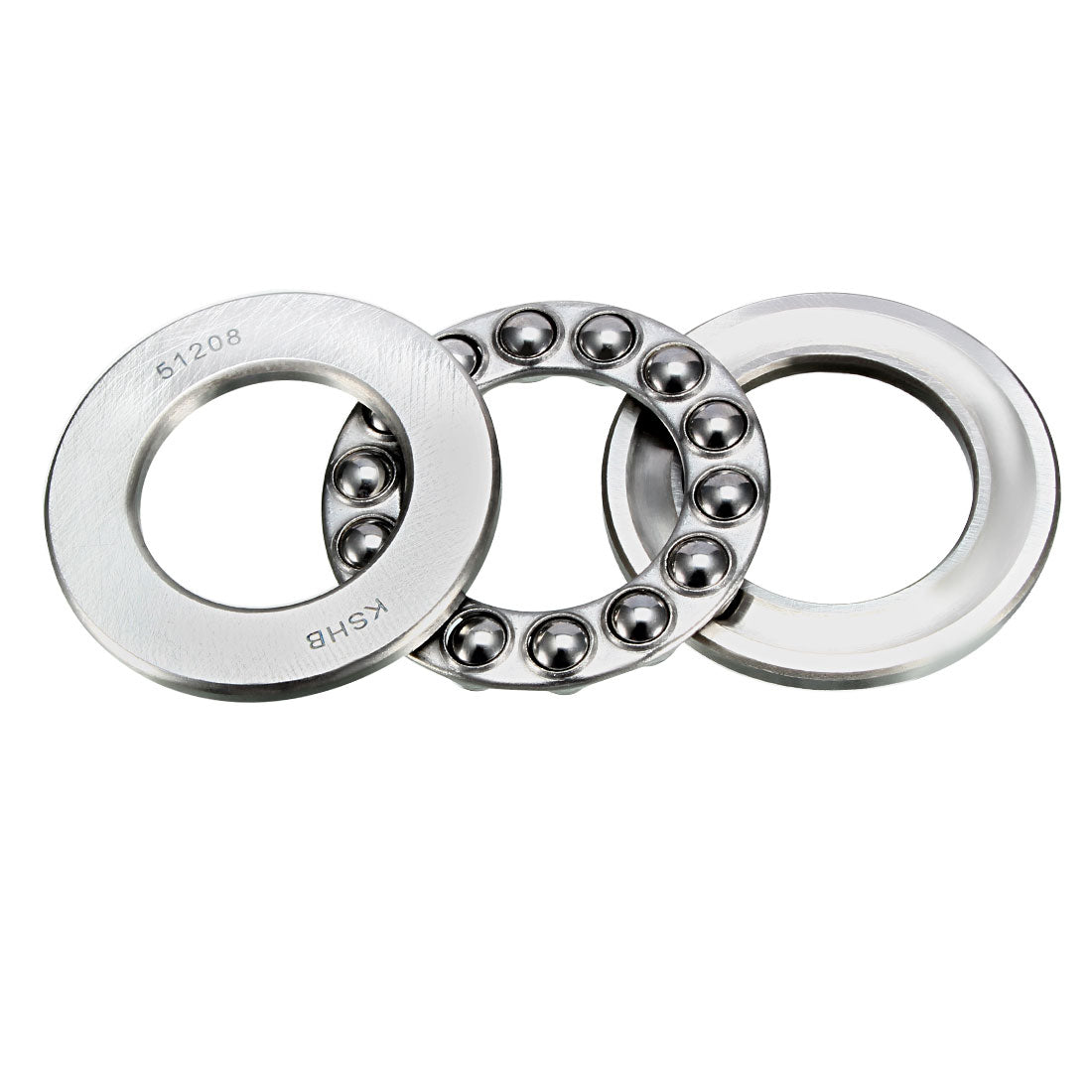 Uxcell 51208 Single Direction Thrust Ball Bearings 40mm x 68mm x 19mm ...