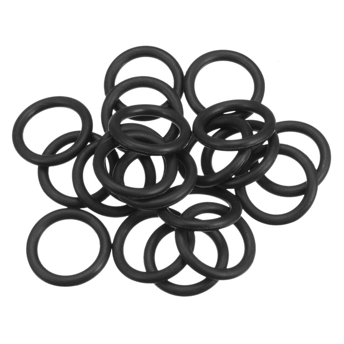 Uxcell O-Rings Nitrile Rubber 14.8mm x 21mm x 3.1mm Seal Rings Sealing ...