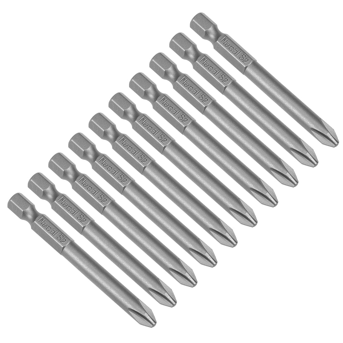 Hex Shank Magnetic Phillips Head Screwdriver Bits S2 | Harfington