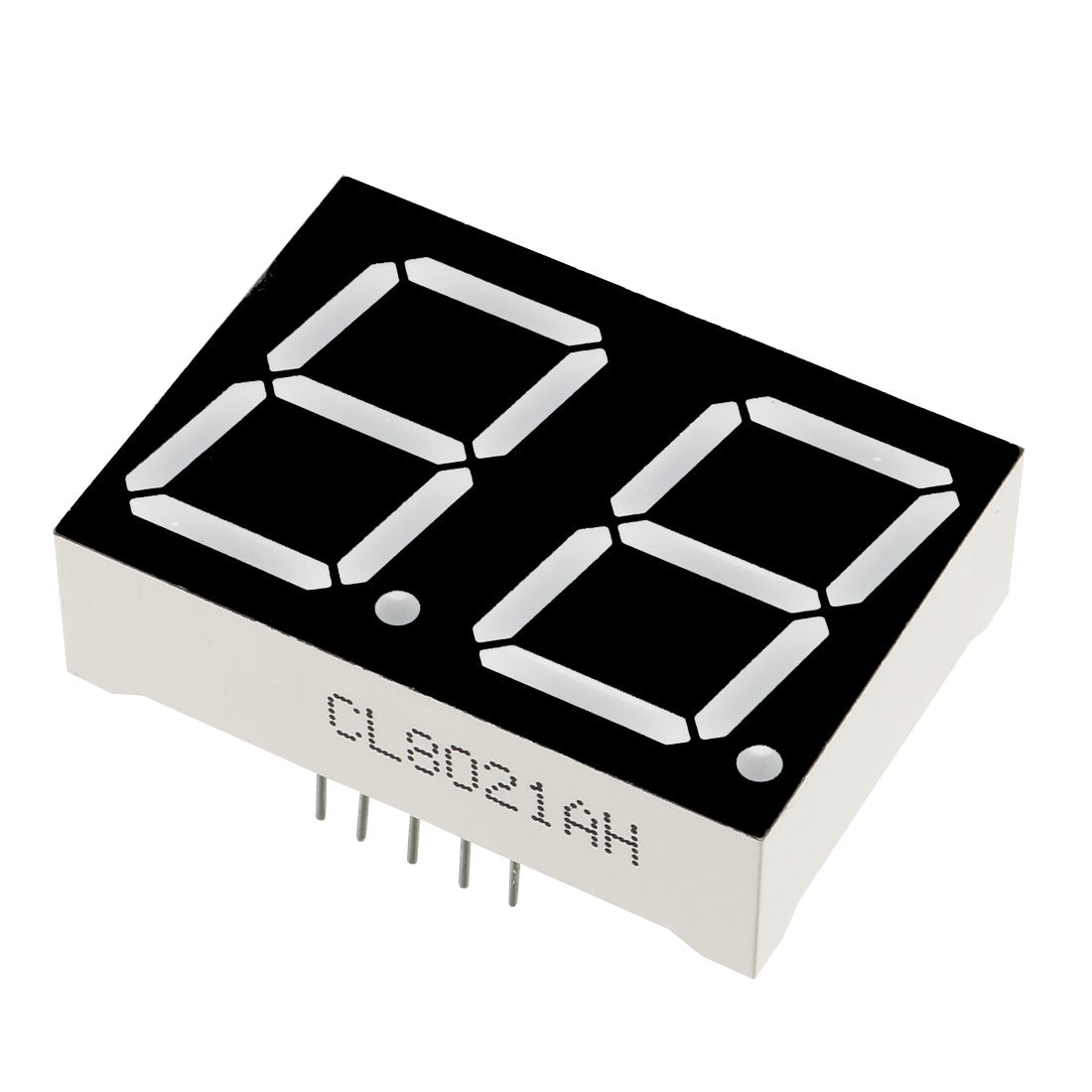 Uxcell Common Cathode 10 Pin 2 Bit 7 Segment 1.41 x 1.02 x 0.39 Inch 0. ...