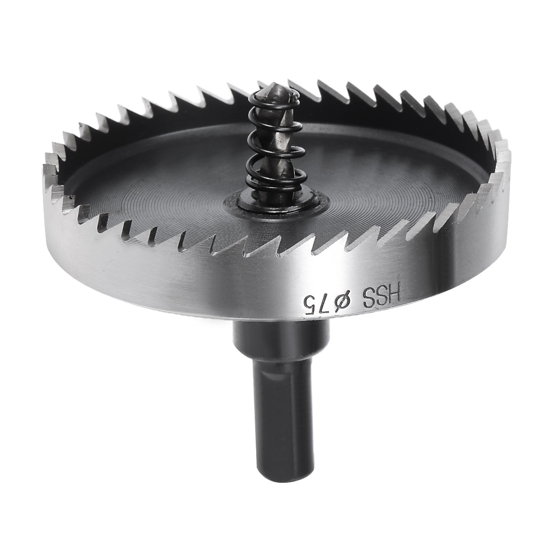 Uxcell 75mm High Speed Steel HSS Drill Bit Hole Saw Cutter for Metal ...