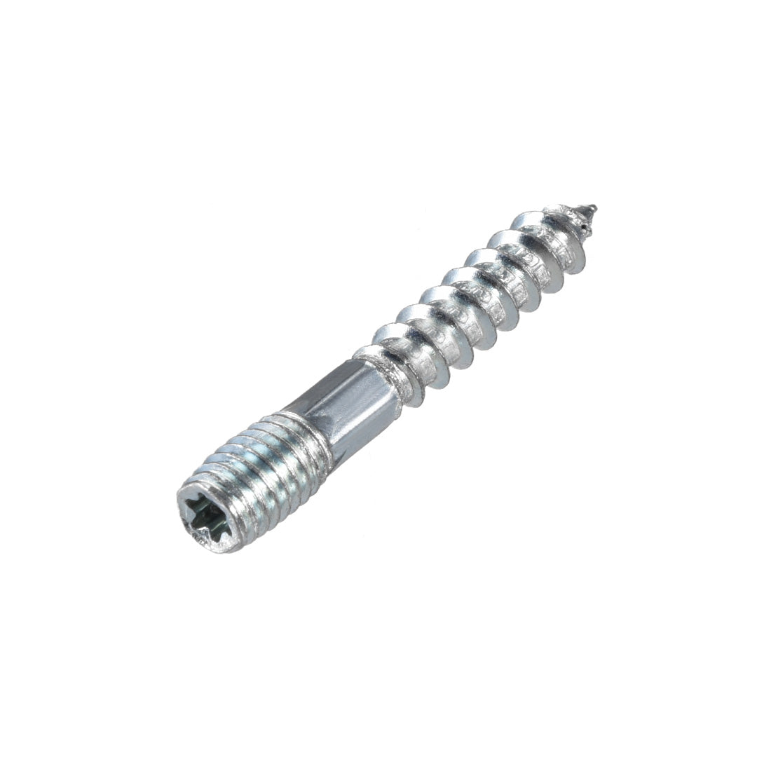 Uxcell 8Pcs M8x50mm Hanger Bolt Double Headed Bolt Self-Tapping Screw ...