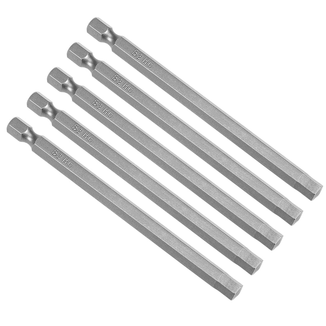 Uxcell Magnetic Hex Head Screwdriver Bits, Hex Shank S2 Power Tools ...