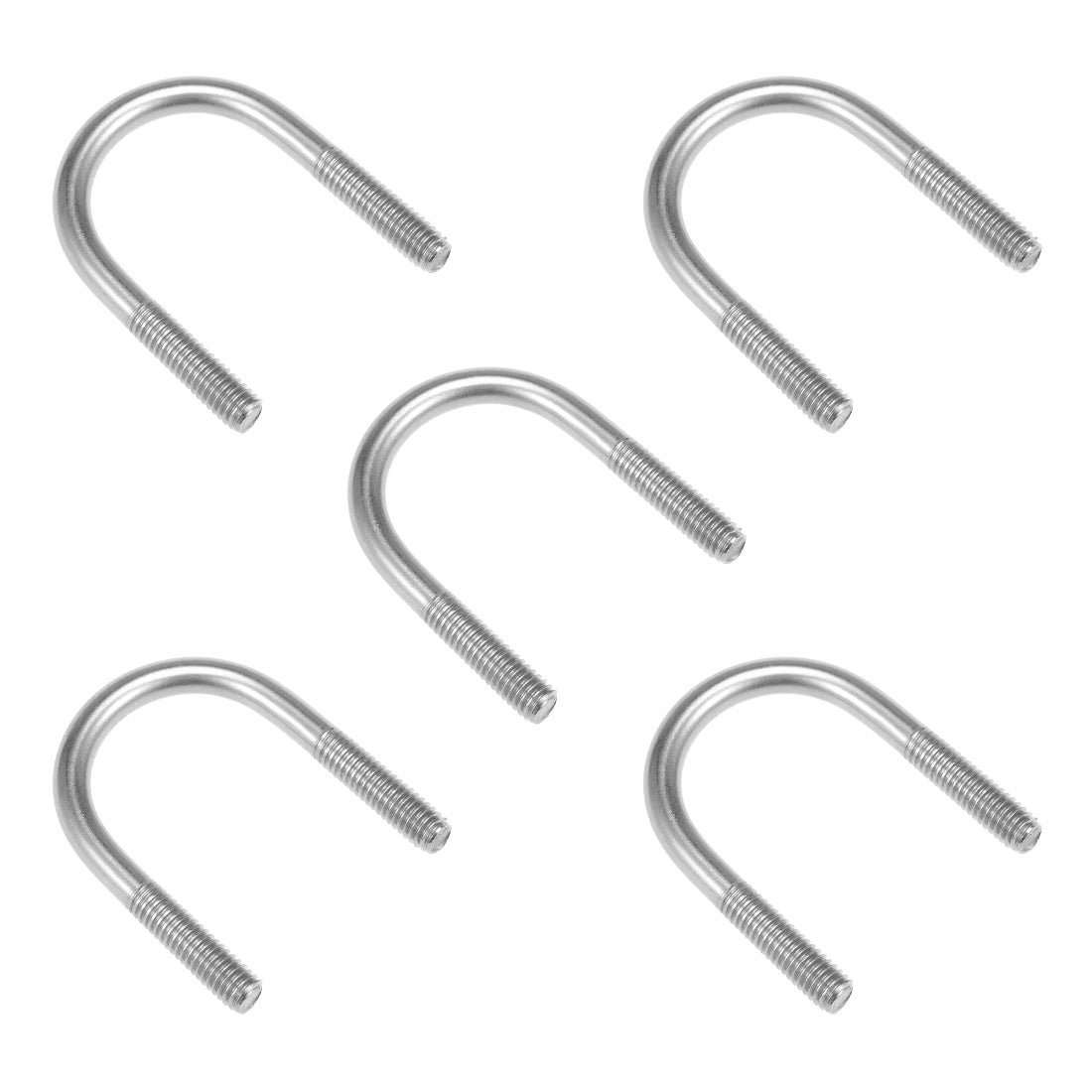 Uxcell U-Bolts 36mm Inner Width 304 Stainless M8 Steel U-Bolt for 33mm ...